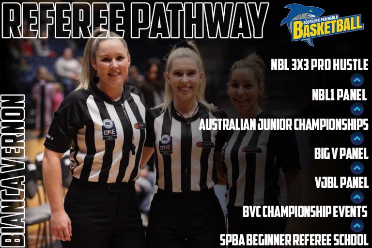 Referee Pathway: Bianca Vernon - Southern Peninsula Basketball Association