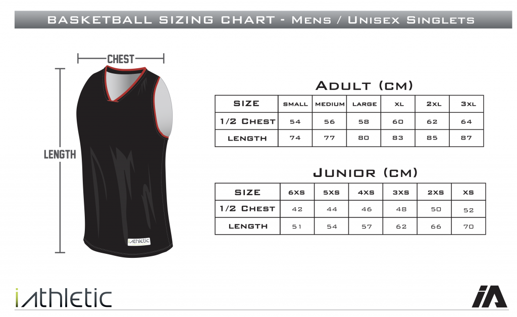 Sizing Information - Southern Peninsula Basketball Association