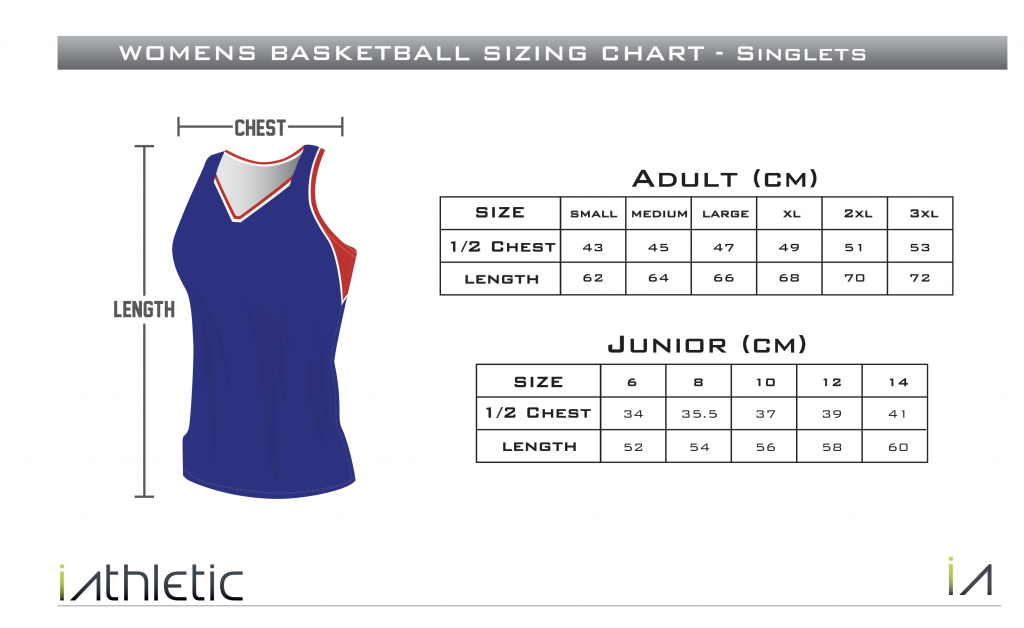 Sizing Information - Southern Peninsula Basketball Association