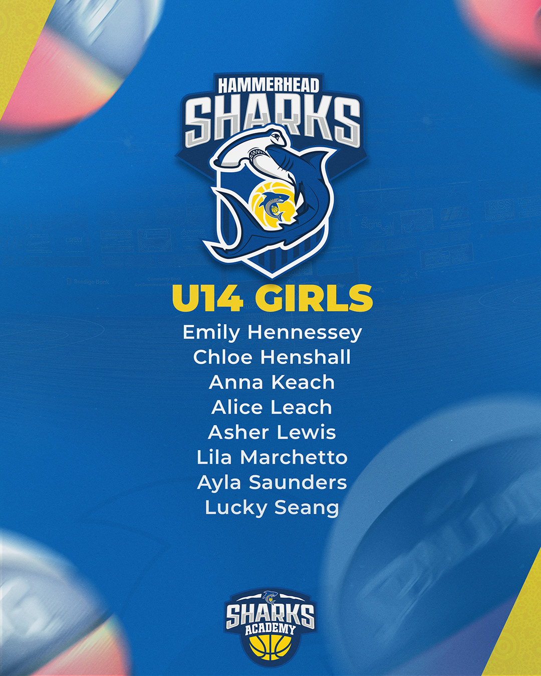 2025 Sharks Academy teams - Southern Peninsula Basketball Association